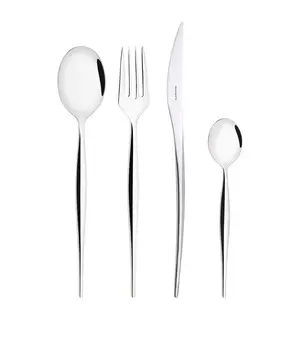 BUGATTI Stainless Steel Natura 24-piece Cutlery Set - Metallic