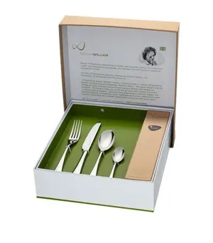 STUDIO WILLIAM Satin Mulberry 24-piece Cutlery Set