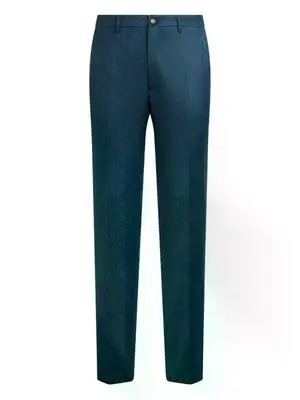 Etro Wool Straight-leg Trousers