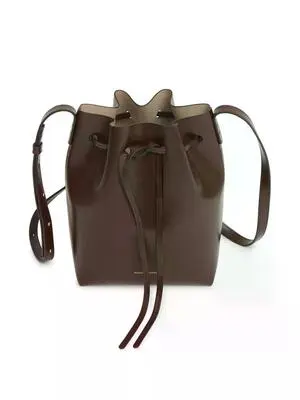 MANSUR GAVRIEL Mini Bucket Bag - Brown