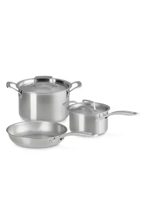 LE CREUSET Essential 5-piece Cookware Set At Nordstrom Stainless Steel