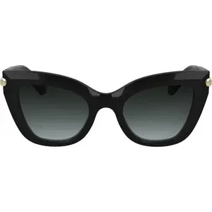 Longchamp Roseau Cat Eye Sunglasses - Black