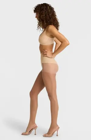 Commando Highlighter Sheer Tights - Rose Gold