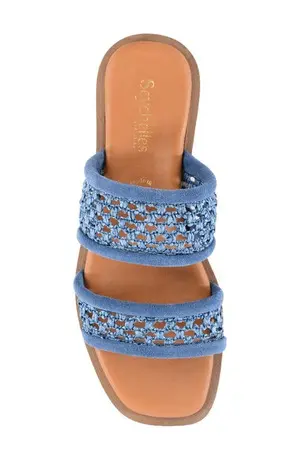 Seychelles Water Lilly Slide Sandal - Blue