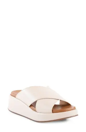 Seychelles Key Largo Wedge Slide Sandal - Off White