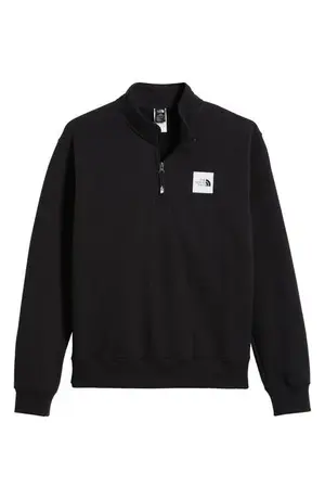 The North Face Half Dome Logo Quarter Zip Pullover - Tnf Black