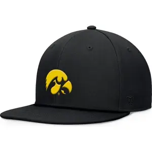 Top Of The World Iowa Hawkeyes Fundamental Snapback Hat - Black