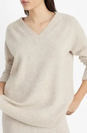 Mango Oversize V-neck Sweater