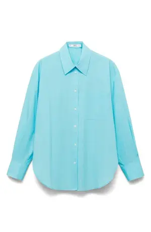 Mango Oversized Poplin Shirt