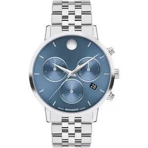 Movado Museum Classic Chronograph Bracelet Watch - Blue