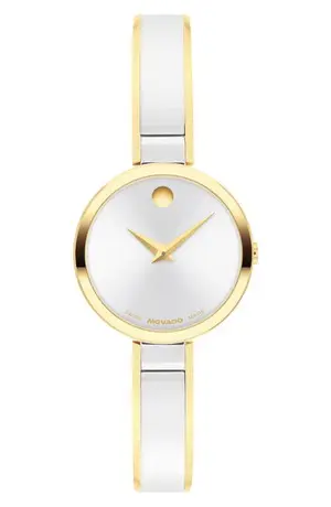 Movado Moda Bracelet Watch - Silver Dial