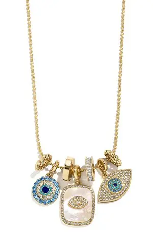 Baublebar Evil Eye Charm Necklace