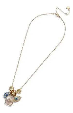 Baublebar Evil Eye Charm Necklace