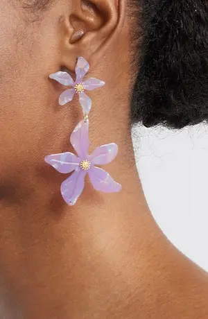 VIDAKUSH Orchid Drop Earrings