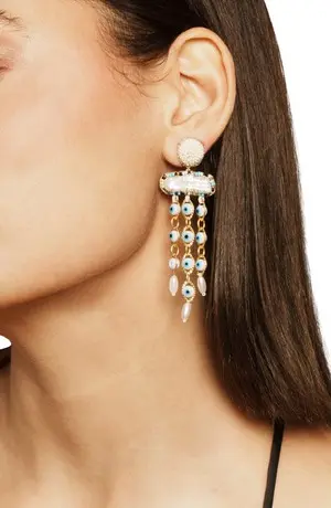 Deepa Gurnani Helia Drop Earrings