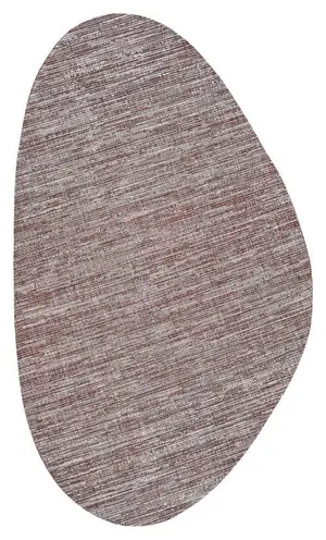 JONATHAN Y Callan Modern Rustic Abstract Indoor/outdoor Shaped Area Rug - Beige/red