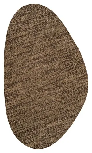 JONATHAN Y Callan Modern Rustic Abstract Indoor/outdoor Shaped Area Rug - Brown/black