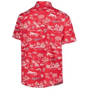 Reyn Spooner Red Washington Nationals Kekai Performance Button-up Shirt