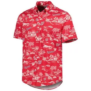 Reyn Spooner Red Washington Nationals Kekai Performance Button-up Shirt