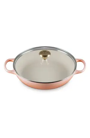 LE CREUSET Signature 2.25-quart Enameled Cast Iron Braiser - Peche