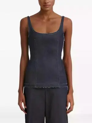 Marni Denim Corset Top - Blue