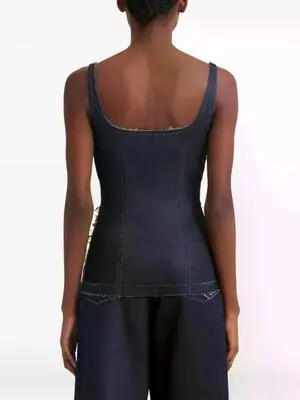 Marni Denim Corset Top - Blue