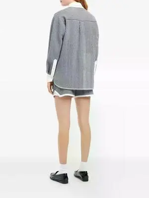 BARRIE Striped Shirt - Black