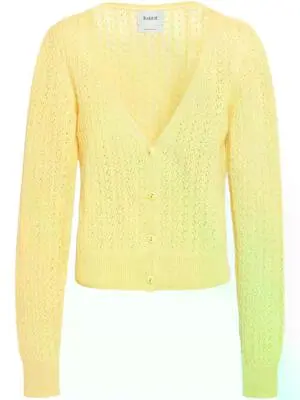 BARRIE Cashmere Cardigan - Yellow