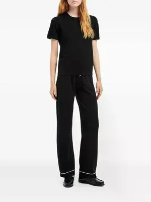 BARRIE Knitted T-shirt - Black