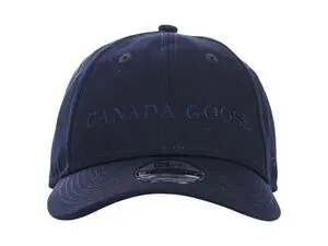 Canada Goose Woodmark Embroidered Logo Baseball Cap - Navy Blue