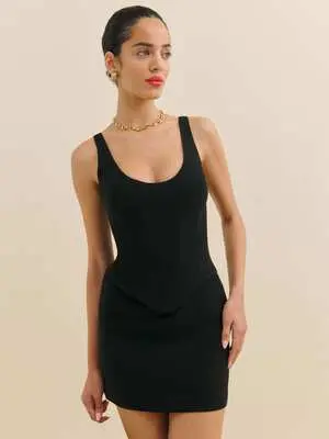 REFORMATION Allen Dress - Black