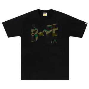 A BATHING APE 1st Camo Sta Tee /green - Black