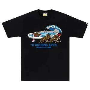 A BATHING APE Poolside Tee - Black