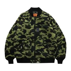 A BATHING APE 1st Camo Nylon Twill Ma-1 Jacket