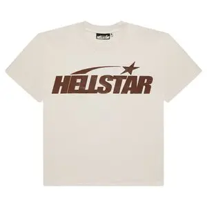 HELLSTAR Classic T-shirt /brown - White