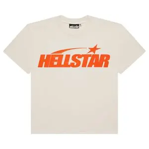 HELLSTAR Classic T-shirt /orange - White