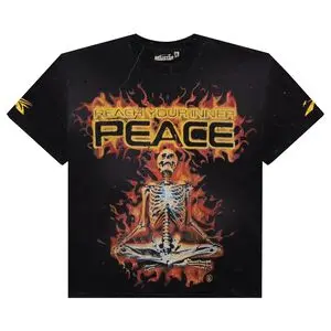 HELLSTAR Inner Peace Fire Tee - Black