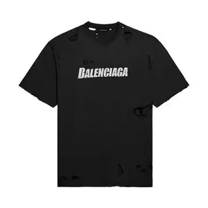 Balenciaga Destroyed Logo T-shirt