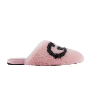 Gucci Faux-fur Slipper - Pink