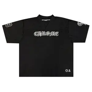 Chrome Hearts Mesh Stadium Football Jersey - Black