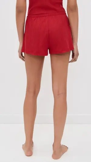COUCOU The Shorts - Cherry Red