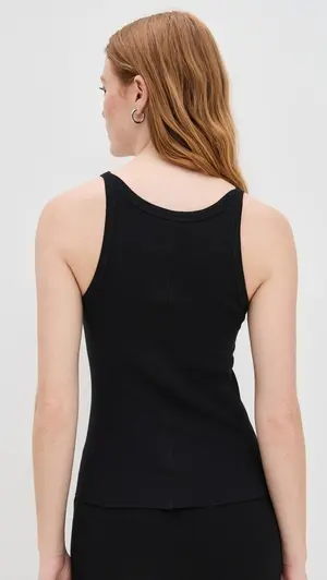 Eterne Rib Tank - Black