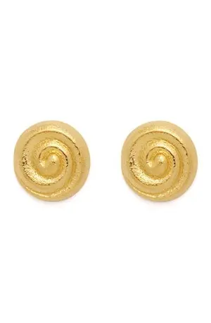 PETIT MOMENTS Milan Stud Earrings - Gold
