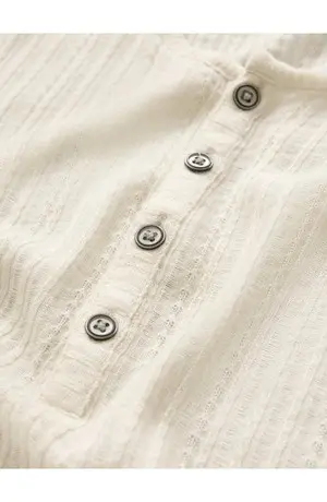 John Varvatos Araujo Regular Fit Rib Henley