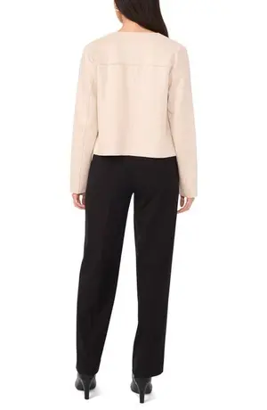 Vince Camuto Raw Edge Cropped Jacket