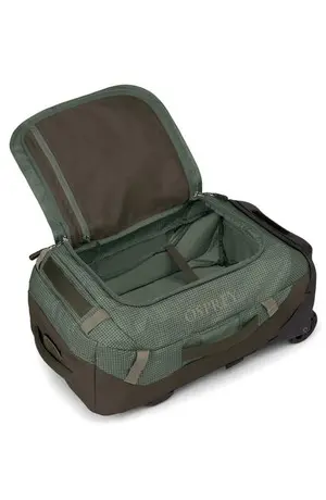 OSPREY Transporter 40-liter Wheeled Duffle - Pine Leaf/earl Grey