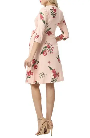 KIMI + KAI Ashley Floral Maternity Dress