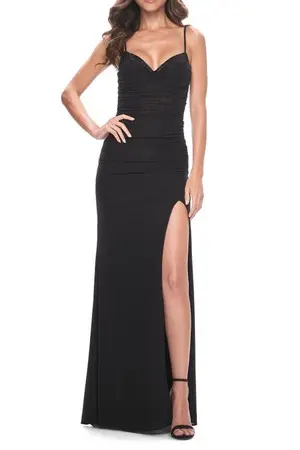 Ruched Bust Mini Dress