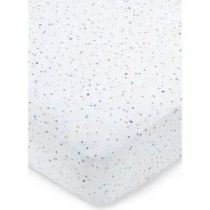 DOMANI HOME Print Bassinet Crib Sheet - Terrazzo