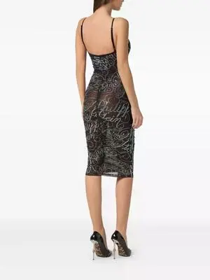 Philipp Plein V-neck Dress